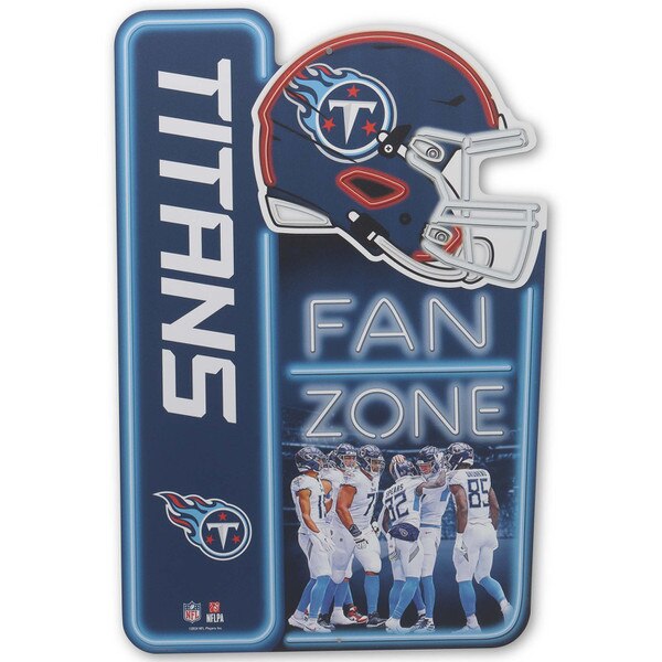 Tennessee Titans Fan Zone Metal Sign | Open Road Brands | Shop-ORB