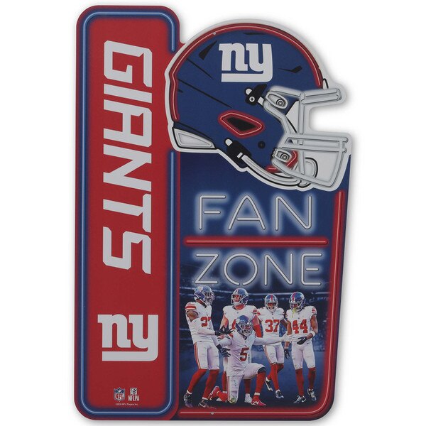 New York Giants Fan Zone Metal Sign | Open Road Brands | Shop-ORB
