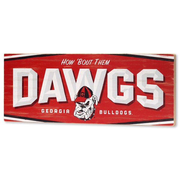 Georgia Dawgs Traditions Wood Sign | Open Road Brands | Shop-ORB