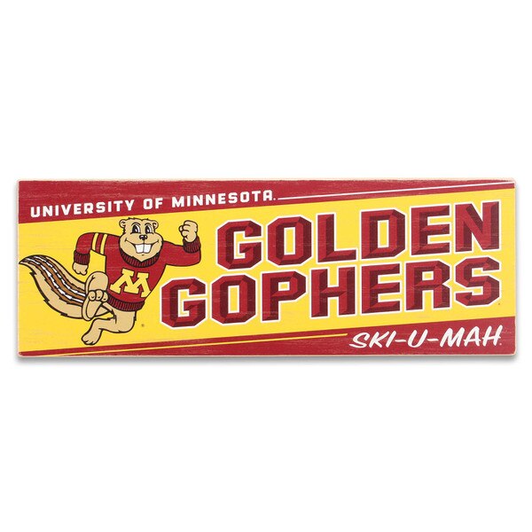 Minnesota Gophers Traditions Wood Sign | Open Road Brands | Shop-ORB