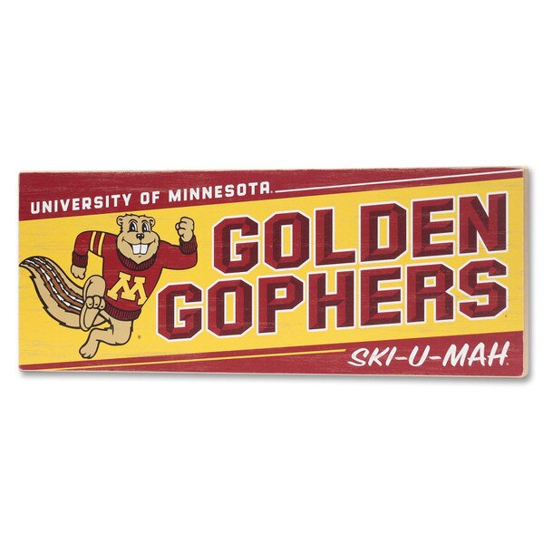 Minnesota Gophers Traditions Wood Sign | Open Road Brands | Shop-ORB