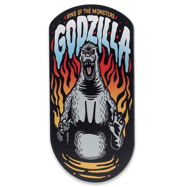 Toho International Godzilla King of the Monsters Fiery Metal Sign ...