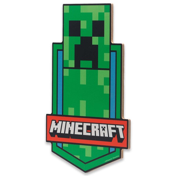 Minecraft Creeper Wood Wall Decor | Open Road Brands | Shop-ORB