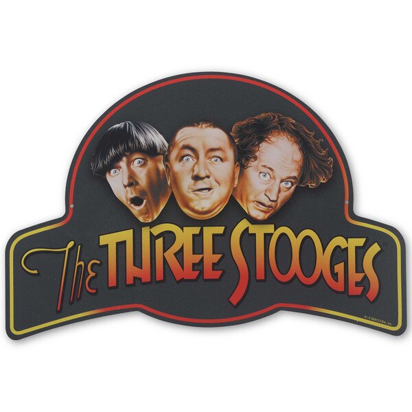 The Three Stooges Classic Trio Metal Sign | Open Road Brands | Shop-ORB