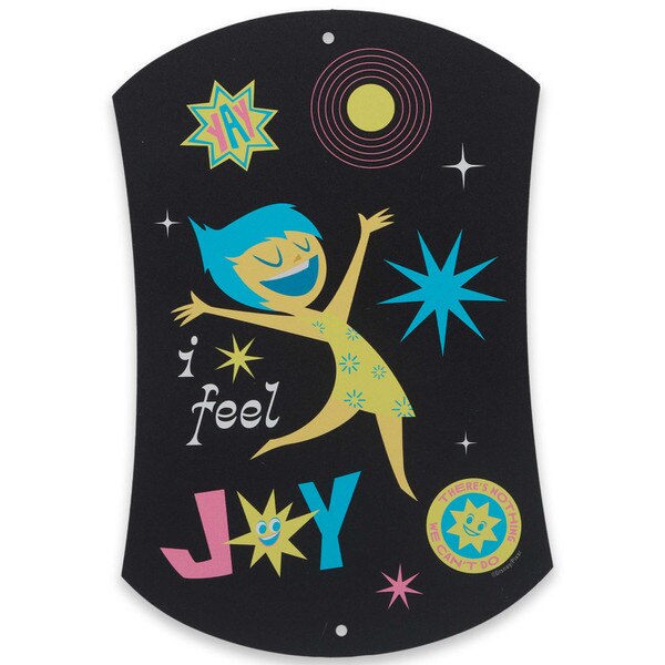 Disney Pixar Inside Out 2 I Feel Joy Metal Sign | Open Road Brands ...