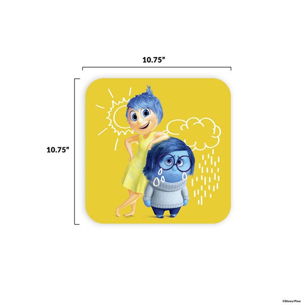 Disney Pixar Inside Out 2 Joy & Sadness Friendship Metal Sign | Open ...