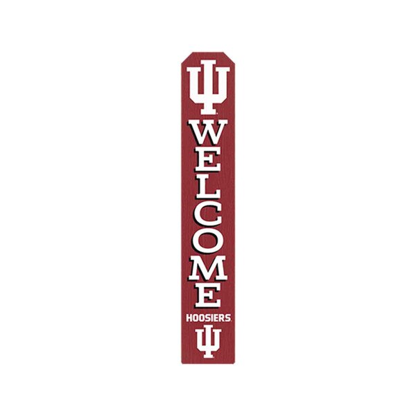 Indiana Hoosiers Porch Leaner Textured Timber | Open Road Brands | Shop-ORB