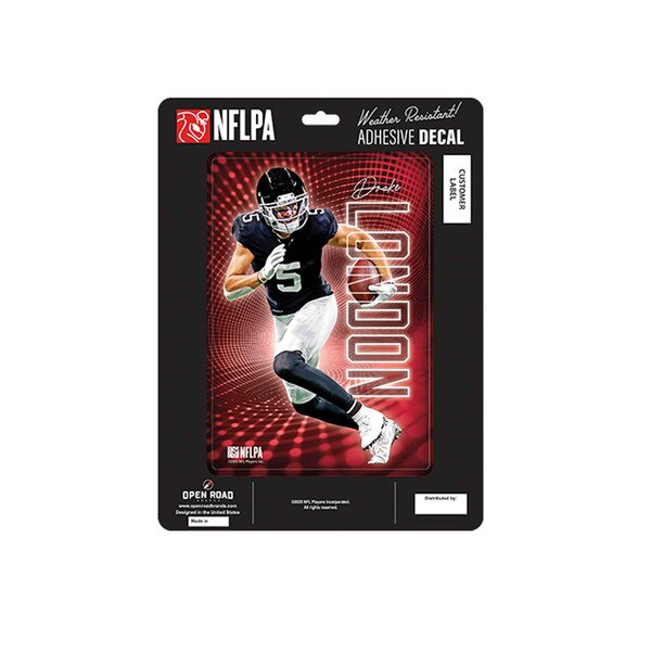 Drake London NFLPA Adhesive Vinyl Decal | Open Road Brands