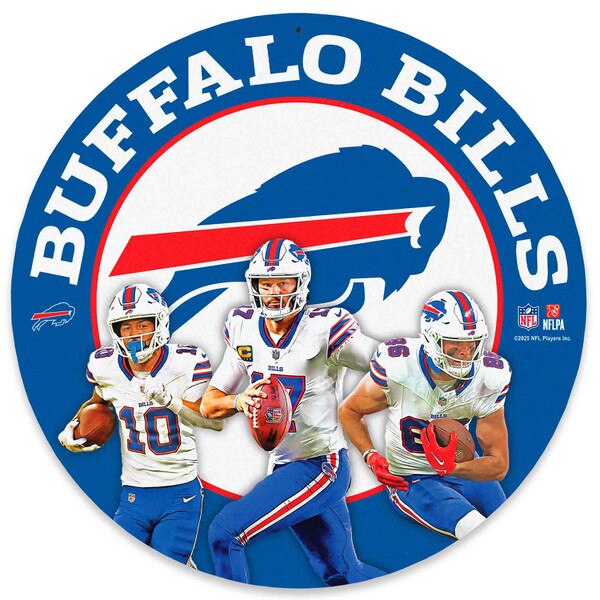 Buffalo Bills Players Metal Sign | Open Road Brands