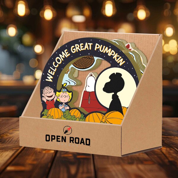 Peanuts Fall Wood Wreath PDQ | Open Road Brands | Shop-ORB